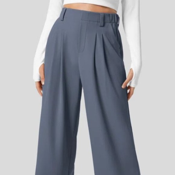 HALARA | Pants & Jumpsuits | Nwt Halara High Waisted Plicated Side ...